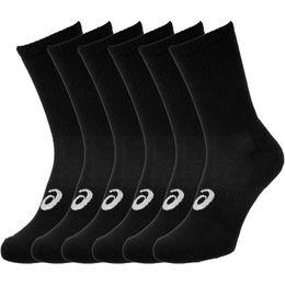 asics Socken Herren Gr&ouml;&szlig;e 43/46 schwarz / wei&szlig;