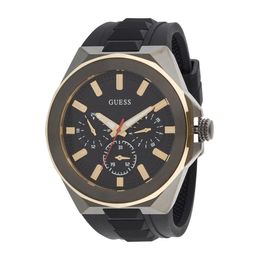 Guess Uhr 'Dashboard' Herren Gr&ouml;&szlig;e One Size gold / silbergrau / schwarz