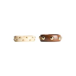 Bershka Bracelet female Beige, Brown size One Size