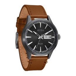 Nixon Analog Watch male Brown, Grey size One Size