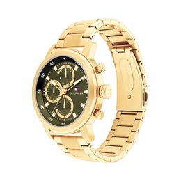 Tommy Hilfiger Analog Watch 'Rocky' male Gold size One Size
