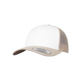 Flexfit Cap Herren Gr&ouml;&szlig;e 55/60 camel / wei&szlig;