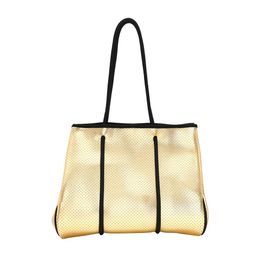 NAEMI Shopper Damen Gr&ouml;&szlig;e One Size gold / schwarz