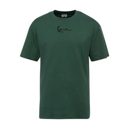 Karl Kani T-Shirt 'Essential' Herren Gr&ouml;&szlig;e L dunkelgr&uuml;n / schwarz