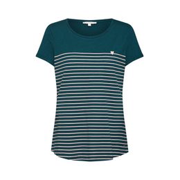 Tom Tailor Denim T-Shirt Damen Gr&ouml;&szlig;e XL gr&uuml;n / rosa