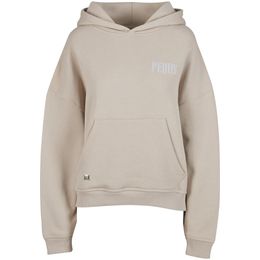 PEQUS Sweatshirt Damen Gr&ouml;&szlig;e XL braun / wei&szlig;
