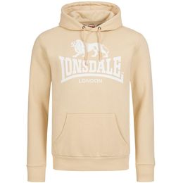 Lonsdale Sweatshirt 'SHERBORNE' Herren Gr&ouml;&szlig;e L sand / wei&szlig;
