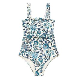 Cath Kidston Badeanzug 'Cath Kidston' Damen Gr&ouml;&szlig;e XS indigo / opal / apricot / wei&szlig;