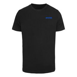 Mister Tee Shirt Herren Gr&ouml;&szlig;e XXXL cyanblau / schwarz / wei&szlig;