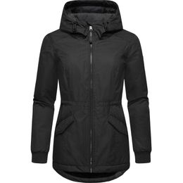 Ragwear Winter Jacket 'Dowey' female Black size 6XL