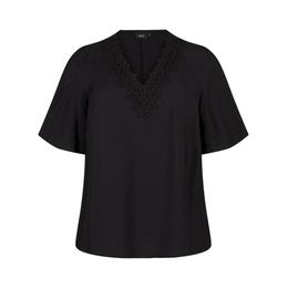 ZIZZI Bluse 'CAILVY' Damen Gr&ouml;&szlig;e XXXL/4XL schwarz