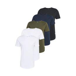 Jack & Jones JACK & JONES T-Shirt 'JJENoa' Herren Gr&ouml;&szlig;e L navy / dunkelgr&uuml;n / schwarz / wei&szlig;