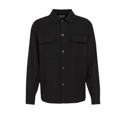 WE Fashion Button Up Shirt male Black size XXL