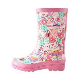 next Gummistiefel 'Squshmallows Wellies' M&auml;dchen Gr&ouml;&szlig;e 34.5 t&uuml;rkis / flieder / orange / pink