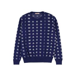 Marni Pullover Jungen Gr&ouml;&szlig;e 128 navy / hellgrau