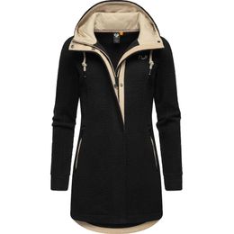 Ragwear Mantel Damen Gr&ouml;&szlig;e 5XL hellbeige / schwarz Wintermantel
