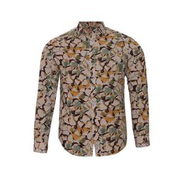 Campus Sutra Button Up Shirt 'Koda' male Brown size S