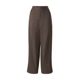 Topshop Pleat-Front Pants female Brown size 16