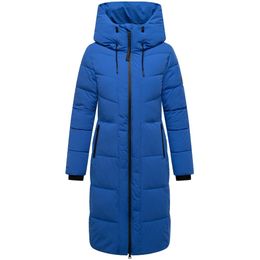 Navahoo Mantel 'Schokokuss XIV' Damen Gr&ouml;&szlig;e XL blau Wintermantel