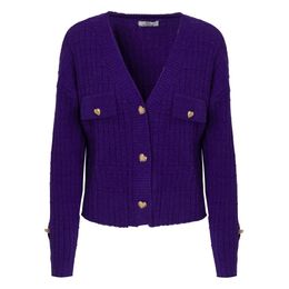 Influencer Knit Cardigan 'Fancy' female Purple size S