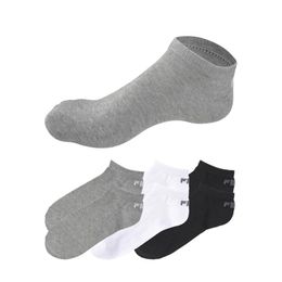 Fila Socken Damen Gr&ouml;&szlig;e 35/38 graumeliert / schwarz / wei&szlig;