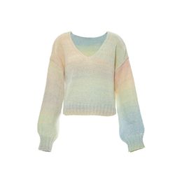 Sookie Pullover Damen Gr&ouml;&szlig;e XS/S hellblau / gelb / hellgr&uuml;n / apricot
