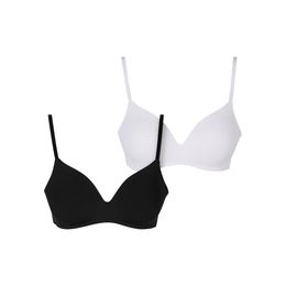 Urban Classics Bra female Black, White size 85