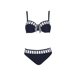 Sunflair Bikini Damen Gr&ouml;&szlig;e XL navy / wei&szlig;