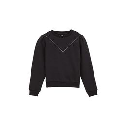 WE Fashion Sweatshirt M&auml;dchen Gr&ouml;&szlig;e 158/164 schwarz