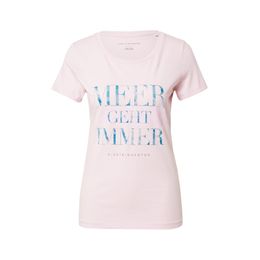 Einstein Newton EINSTEIN & NEWTON T-Shirt 'Meer Geht Immer' Damen Gr&ouml;&szlig;e S hellblau / rosa