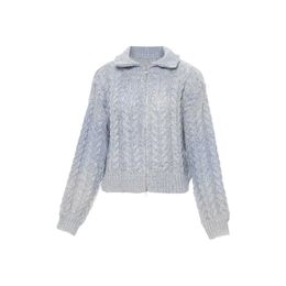 Sookie Strickjacke Damen Gr&ouml;&szlig;e XS/S blaumeliert