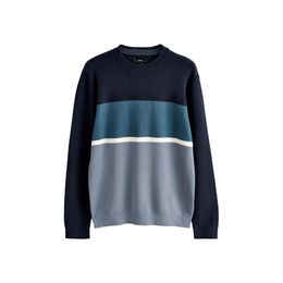 next Pullover Herren Gr&ouml;&szlig;e M navy / taubenblau / petrol / naturwei&szlig;