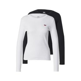 Levi's Levi's Shirt 'Essential Long Sleeve Tee (2-Pack)' female Black, White size L