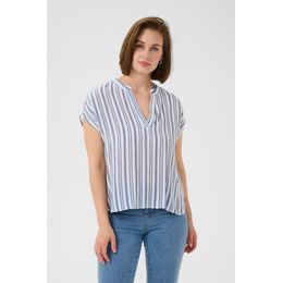 Kaffe Bluse Damen Gr&ouml;&szlig;e S marine / hellblau / offwhite