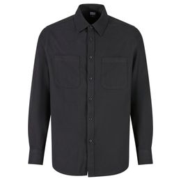 Urban Classics Button Up Shirt male Black size XXXL