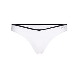 K by KARL LAGERFELD Karl Lagerfeld Bikinihose Damen Gr&ouml;&szlig;e M schwarz / wei&szlig;