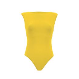 Vivid Swimsuit female Yellow size 34