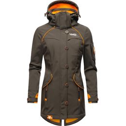 Marikoo Jacke 'Soulinaa' Damen Gr&ouml;&szlig;e L braun / orange