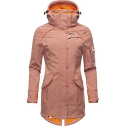 Marikoo Jacke 'Soulinaa' Damen Gr&ouml;&szlig;e XL hellbraun / orange