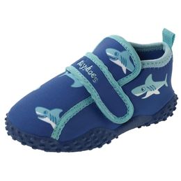 Playshoes Aquaschuh 'HAI' Jungen Gr&ouml;&szlig;e 28.5 blau / aqua / wei&szlig;