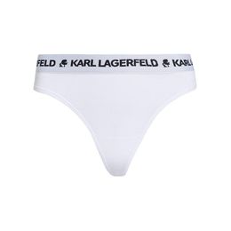 K by KARL LAGERFELD Karl Lagerfeld String Damen Gr&ouml;&szlig;e L schwarz / wei&szlig;