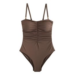 next Shaping Swimsuit female Brown size 12