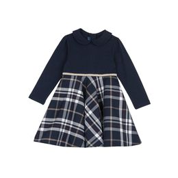 Chicco Kleid M&auml;dchen Gr&ouml;&szlig;e 86 dunkelblau / grau / dunkelrot / wei&szlig;
