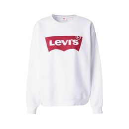 Levi's LEVI'S Sweatshirt 'Graphic Everyday Crew Sweatshirt' Damen Gr&ouml;&szlig;e S rot / wei&szlig;