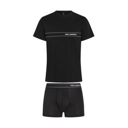 K by KARL LAGERFELD Karl Lagerfeld Pyjama Herren Gr&ouml;&szlig;e XS schwarz / wei&szlig;