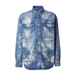 KARL LAGERFELD JEANS Button Up Shirt male Blue size L
