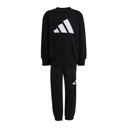 adidas Sportswear Trainingsanzug 'Essentials' Jungen Gr&ouml;&szlig;e 128 schwarz / offwhite