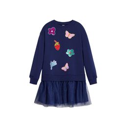 Desigual Kleid M&auml;dchen Gr&ouml;&szlig;e 122/128 navy / mischfarben