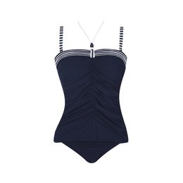 Sunflair Badeanzug Damen Gr&ouml;&szlig;e XXL marine / wei&szlig;