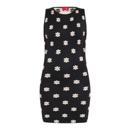Swirly Knitted dress female Black size XS